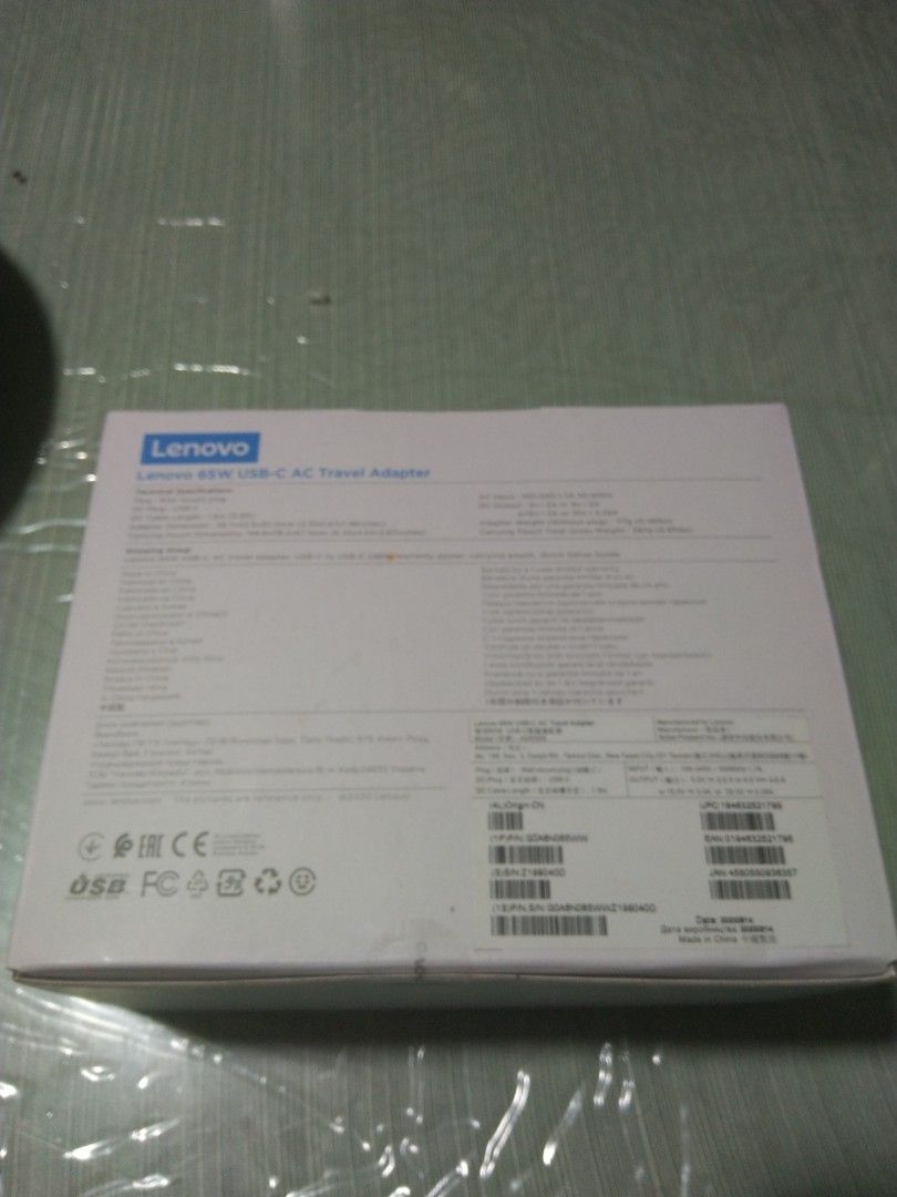 Lenovo W USB C AC Travel Adapter Mobile Phones Gadgets Mobile Gadget Accessories