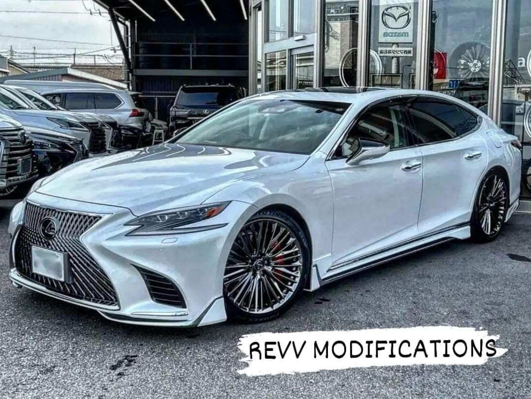 LEXUS LS500 Spray Paint in Pearl White / wheels / Rims and Tyre, Car ...