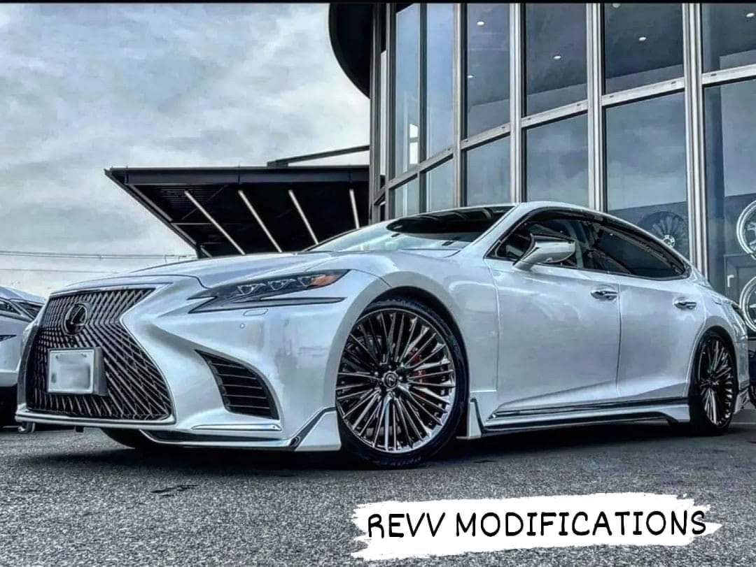 LEXUS LS500 Spray Paint in Pearl White / wheels / Rims and Tyre, Car ...