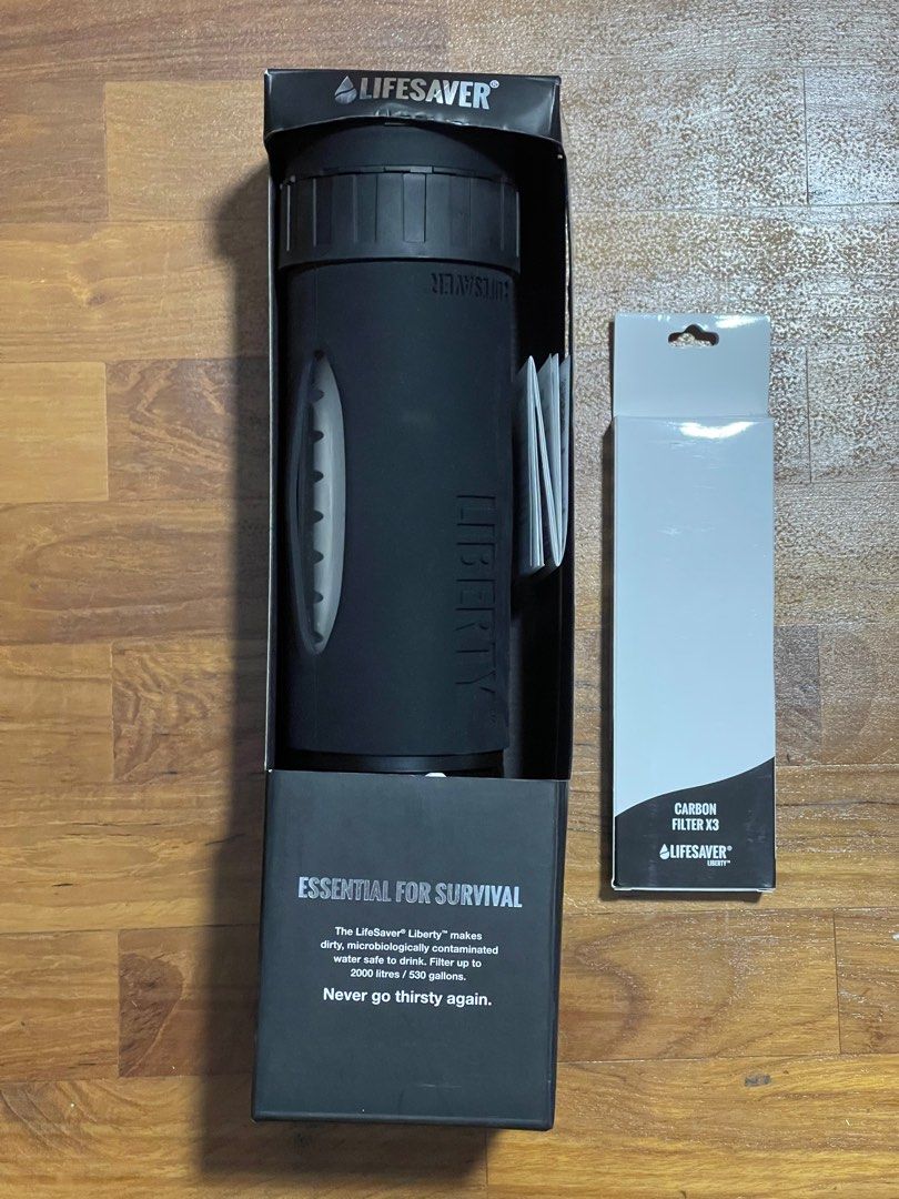 "Lifesaver Liberty" Portable Water Filter - make muddy water drinkable ...