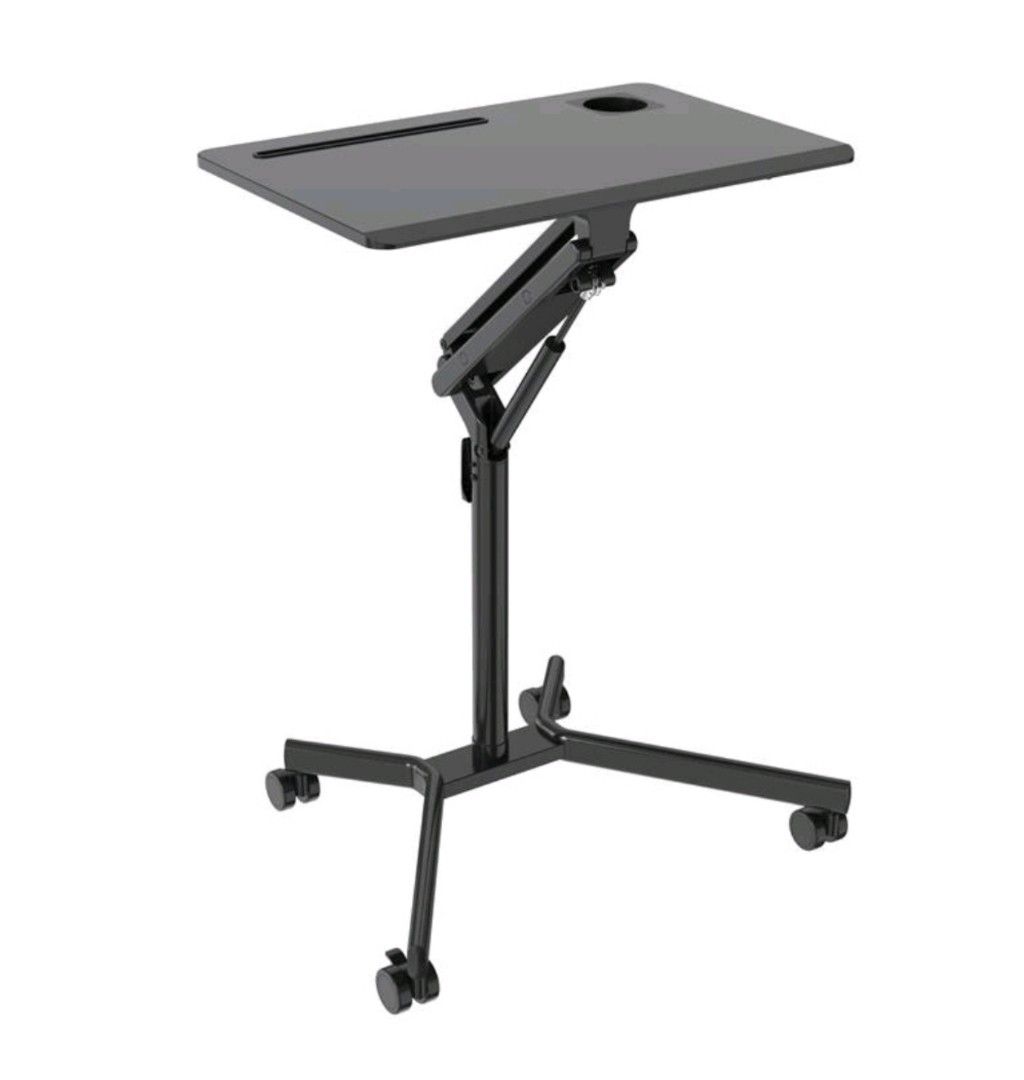 [Like New] Mobile Laptop Height Adjustable Desk Mobile Height ...
