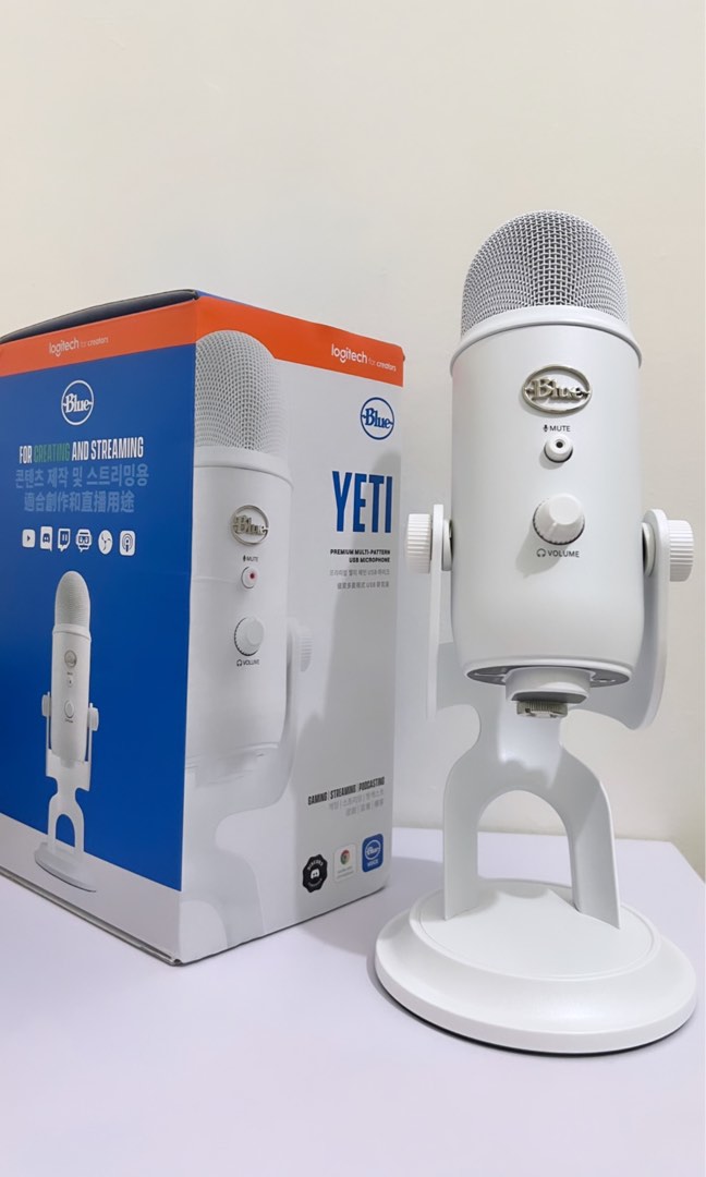 Logitech Blue Yeti + FREE Boom Arm & Pop Shield, Audio, Microphones on ...