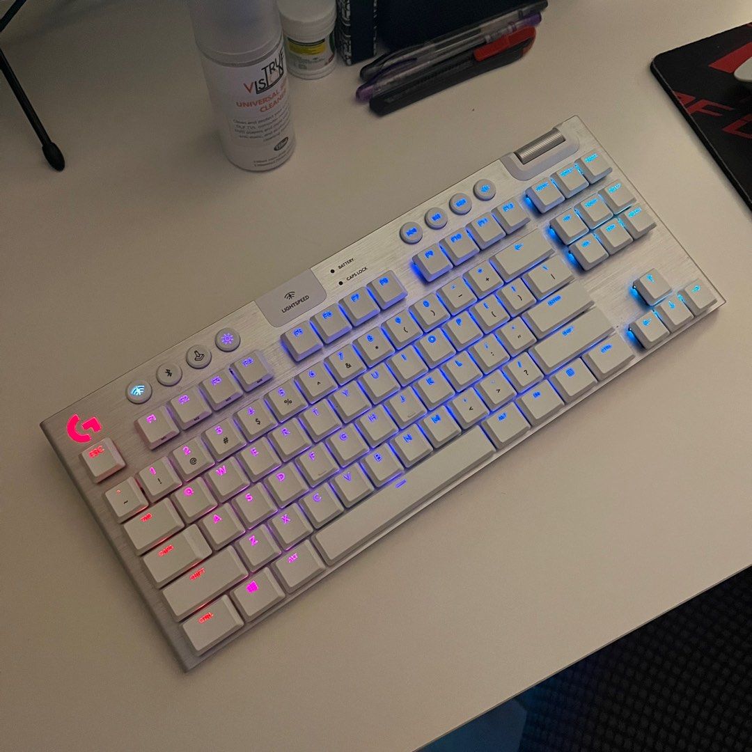 Logitech G913 TKL Wireless Low Profile Gaming Keyboard Tactile Switches ...