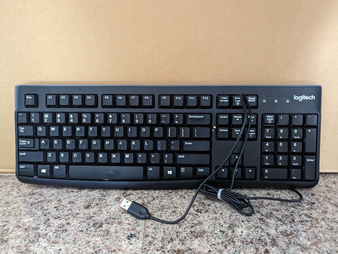 Logitech Wire Keyboard Computers And Tech Parts And Accessories Computer Keyboard On Carousell