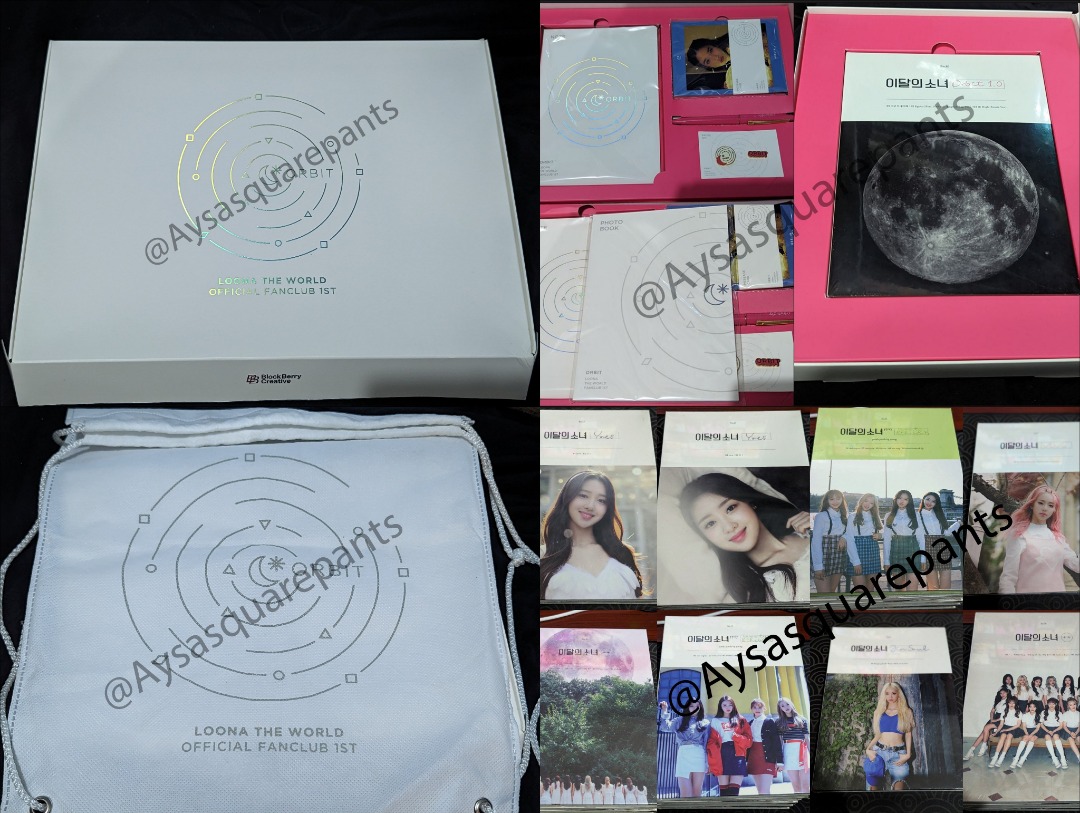 Loona sealed albums (first press) and Loona fankit Orbit 1.0 (SET ONLY ...