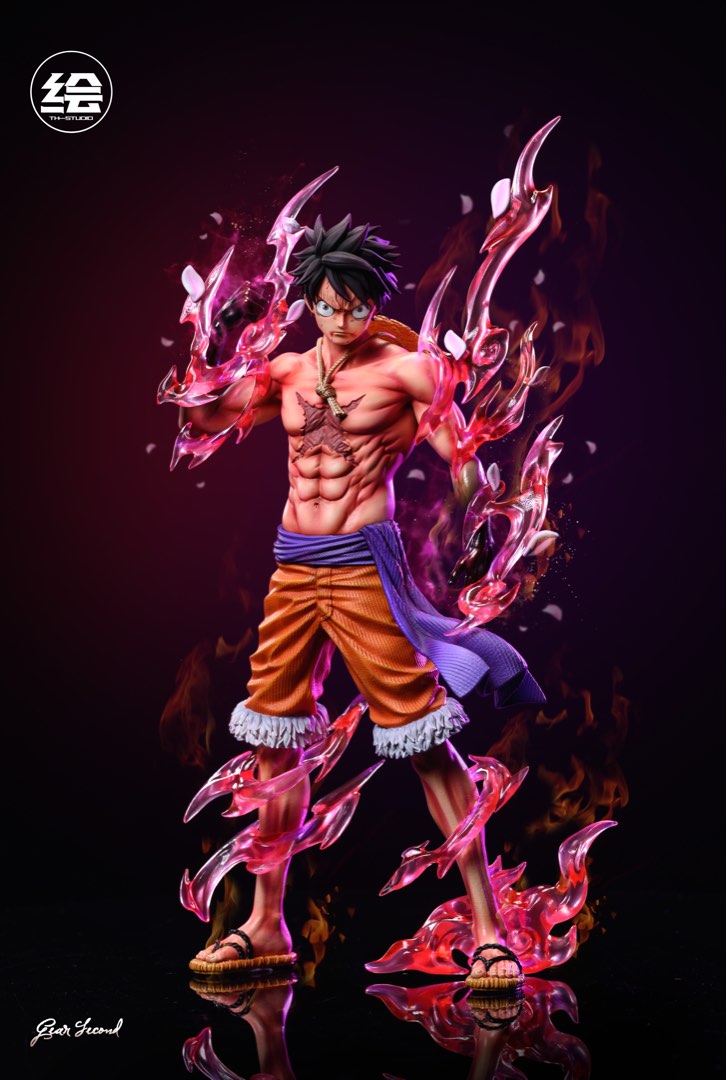 Luffy Gear 2nd Ryou Haki GK Figure TianHui Studio One Piece, Hobbies ...