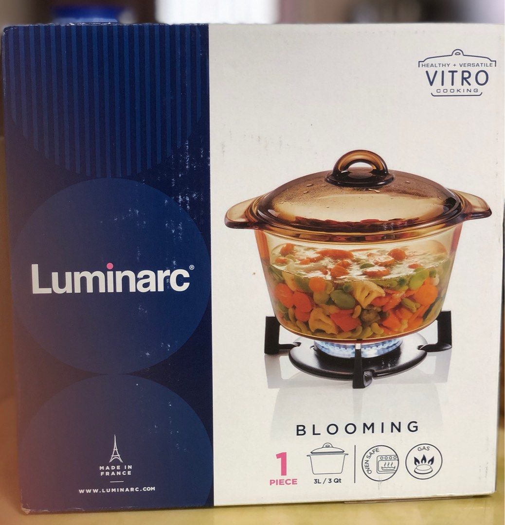 Luminarc Vitro Amber Casserole, Furniture & Home Living, Kitchenware ...