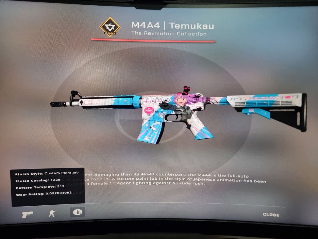 M4A4 Temuku MW, Video Gaming, Gaming Accessories, In-Game Products on ...