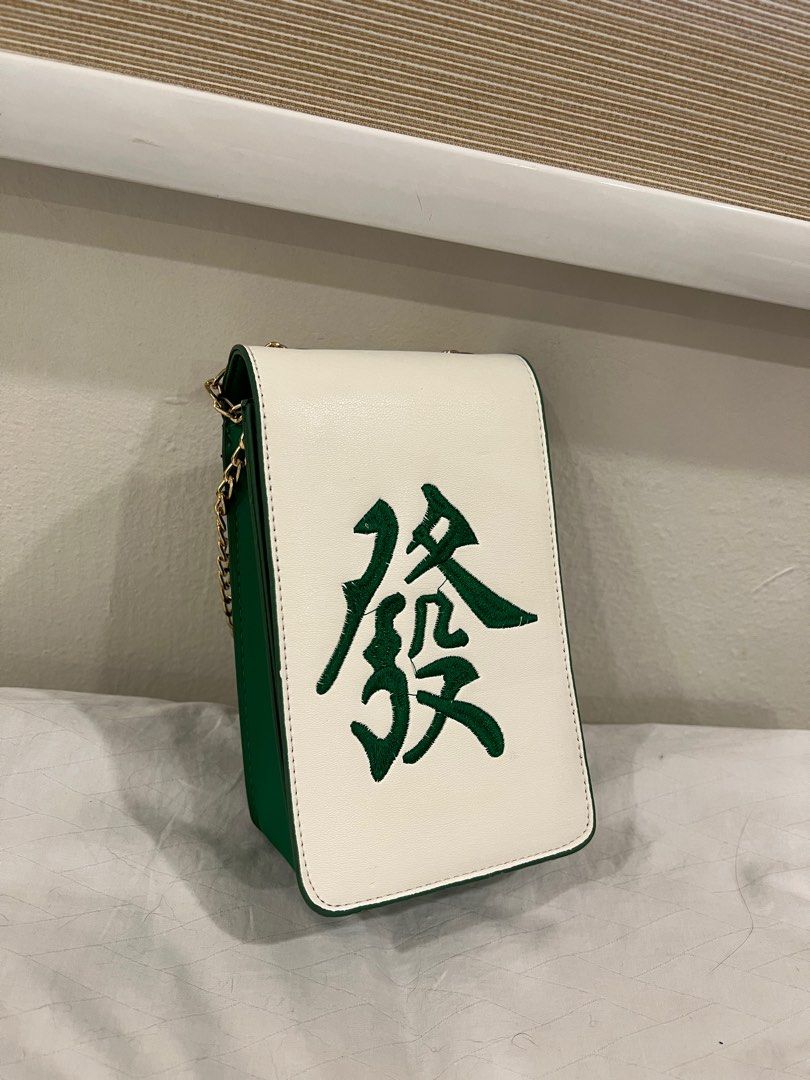 Mahjong Tile Fa Cai Bag, Women's Fashion, Bags & Wallets, Purses ...