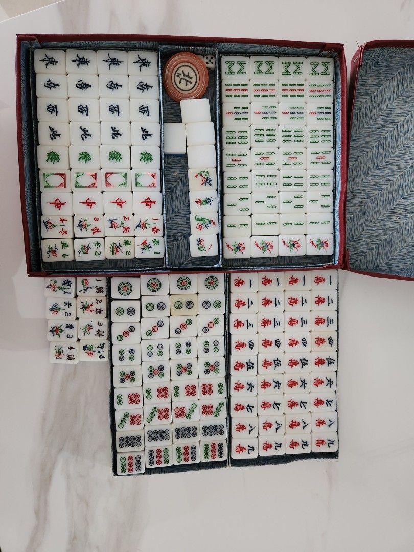 Mahjong Tiles Set, Hobbies & Toys, Toys & Games on Carousell