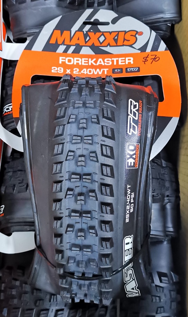 Maxxis Forekaster 29x2.40WT EXO TR Foldable Tyre, Sports Equipment ...