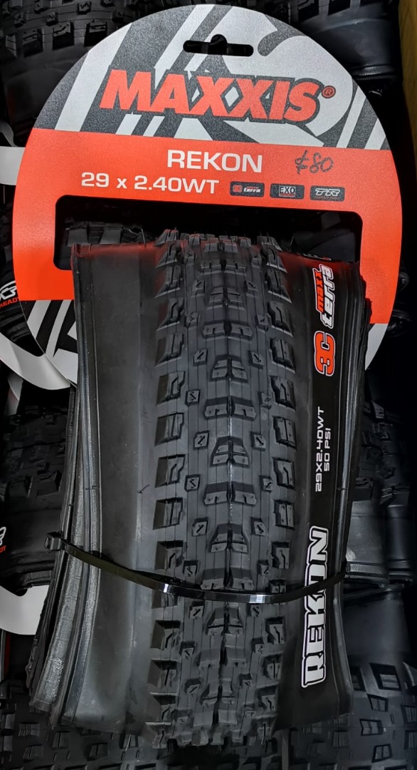 Maxxis REKON 29x2.40WT 3CMaxterra EXO TR Foldable Tyre, Sports ...