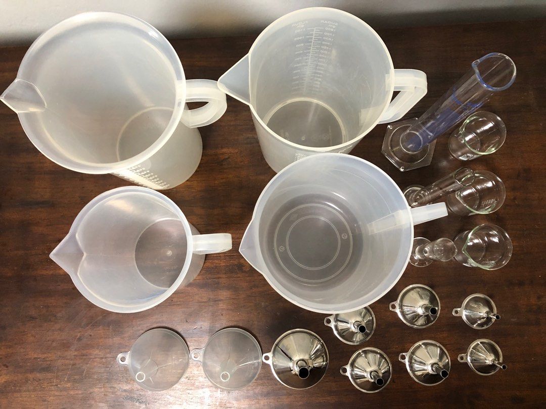 Measuring Jugs, Measuring Cylinders, Beakers, Funnels, Furniture & Home ...