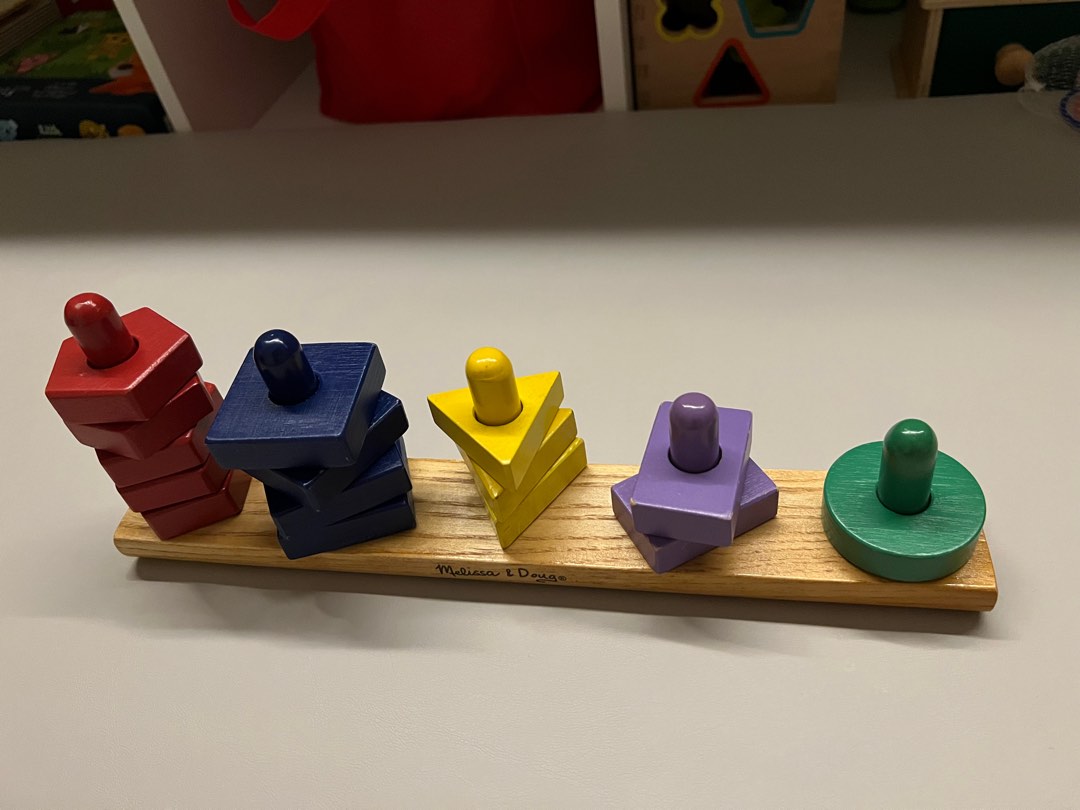 Melissa & Doug Sort and Stack, Babies & Kids, Infant Playtime on Carousell