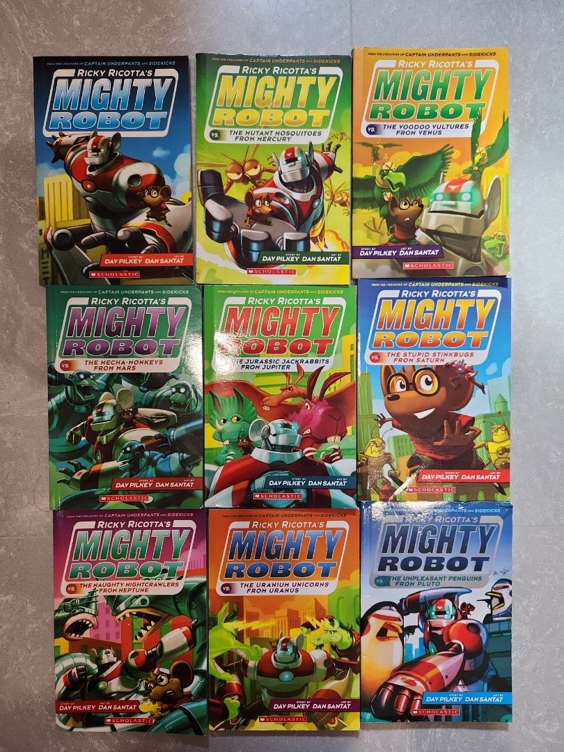 Mighty Robot collection ( 9 books), Hobbies & Toys, Books & Magazines ...