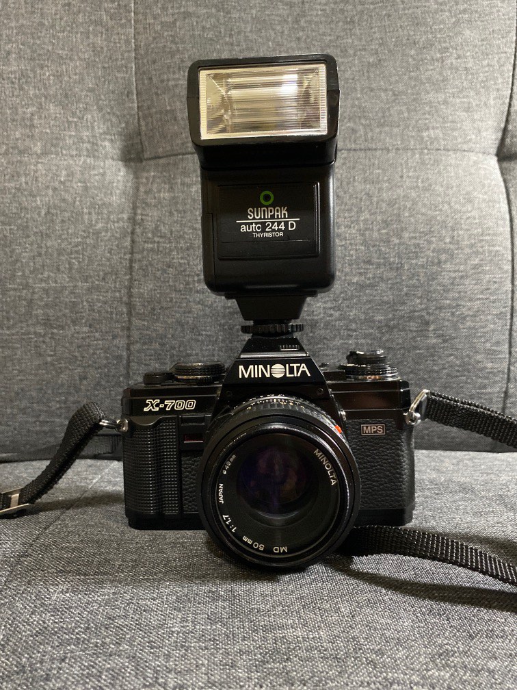 Minolta X-700 MPS SLR 35mm Film Camera w/ 50mm lens on Carousell