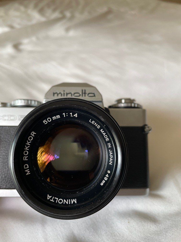 Minolta XD5 film SLR camera, Photography, Cameras on Carousell