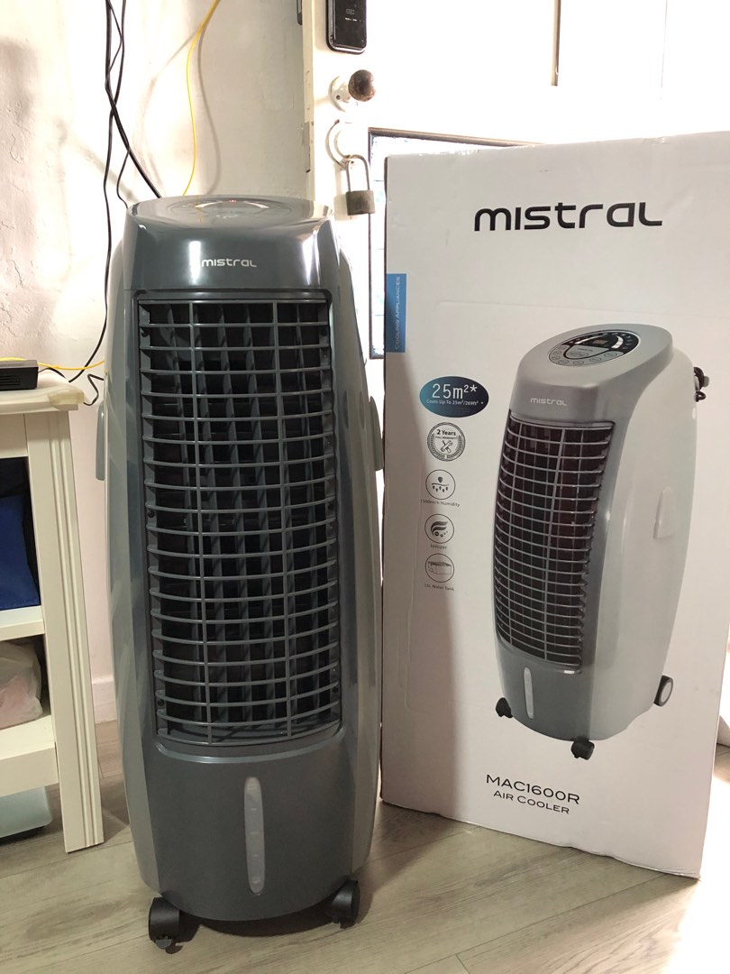 Mistral 15L Air Cooler MAC1600R, TV & Home Appliances, Air Conditioners ...