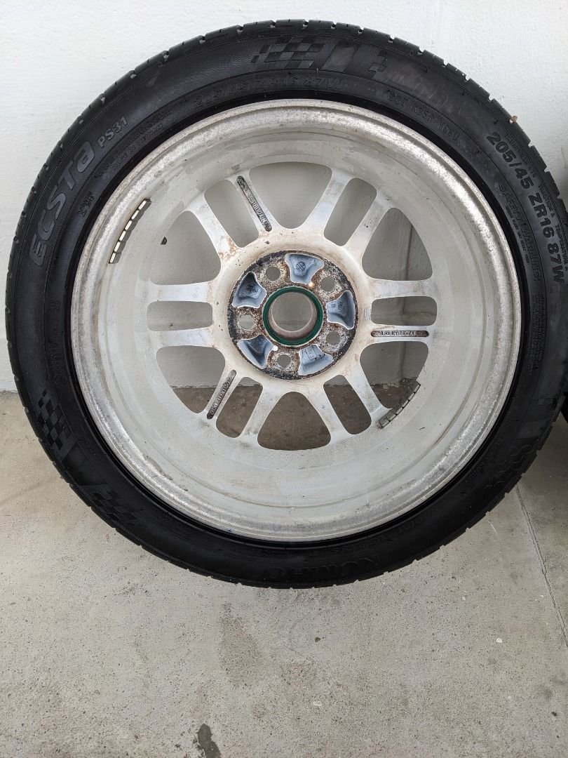 Mitsubishi Lancer Evo 4 Enkei Rims (5x114.3 16x6.5JJ +46), Car ...