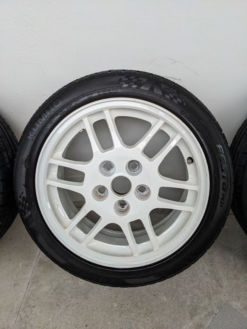 Mitsubishi Lancer Evo 4 Enkei Rims (5x114.3 16x6.5JJ +46), Car ...