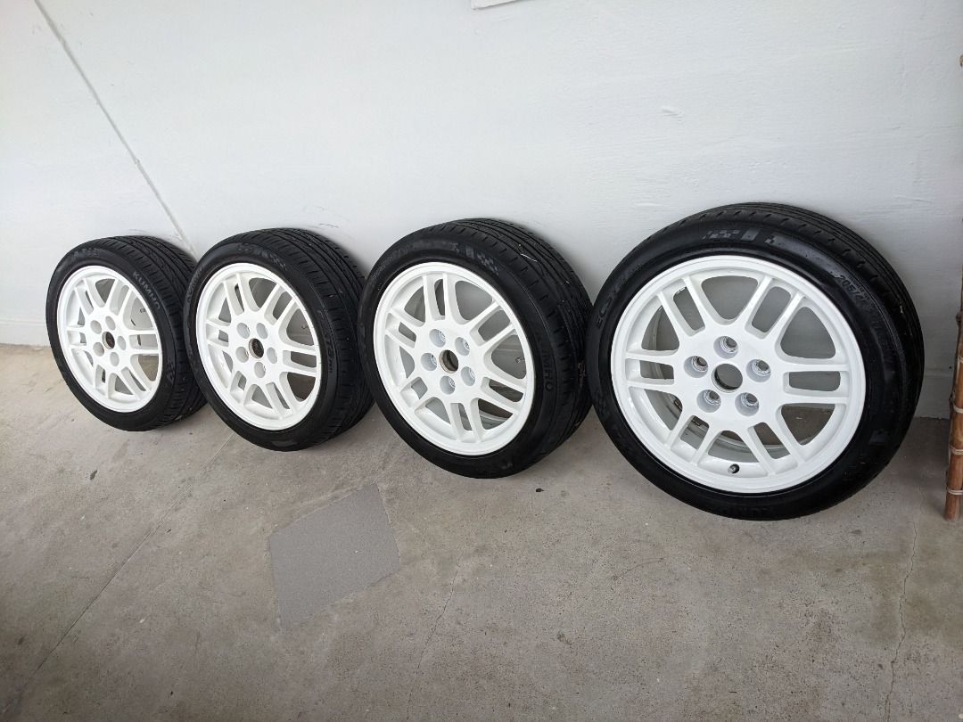 Mitsubishi Lancer Evo 4 Enkei Rims (5x114.3 16x6.5JJ +46), Car ...
