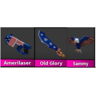 Mm2 old glory set, Video Gaming, Gaming Accessories, In-Game Products on Carousell