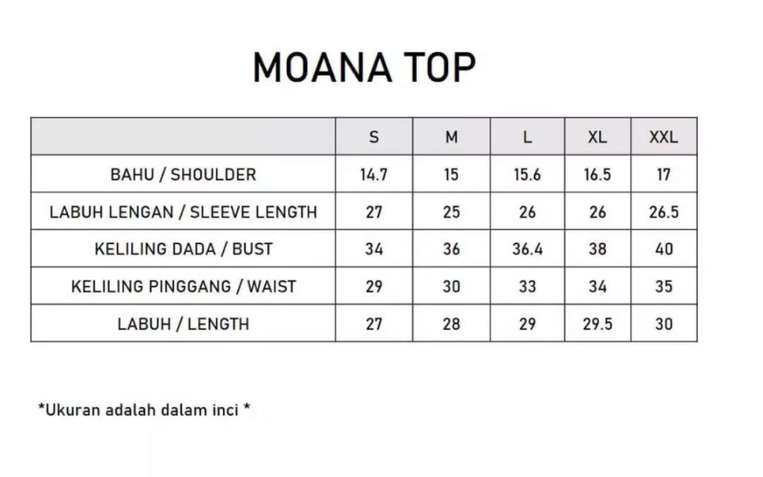 MOANA TOP, Women's Fashion, Tops, Longsleeves on Carousell