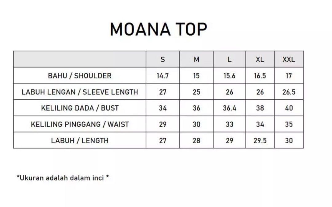 MOANA TOP, Women's Fashion, Tops, Longsleeves on Carousell