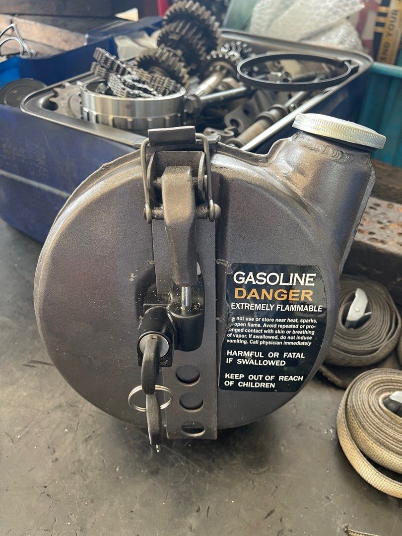 Motorcycle spare fuel tank, Motorcycles, Motorcycle Accessories on ...