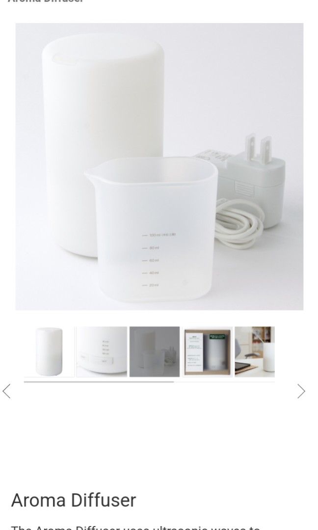 Muji aroma diffuser, Furniture & Home Living, Home Fragrance on Carousell