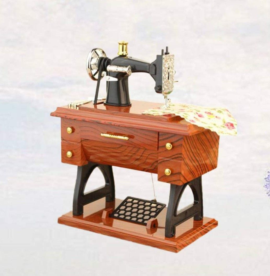 Musical Sewing Machine box mini, Furniture & Home Living, Home Decor ...