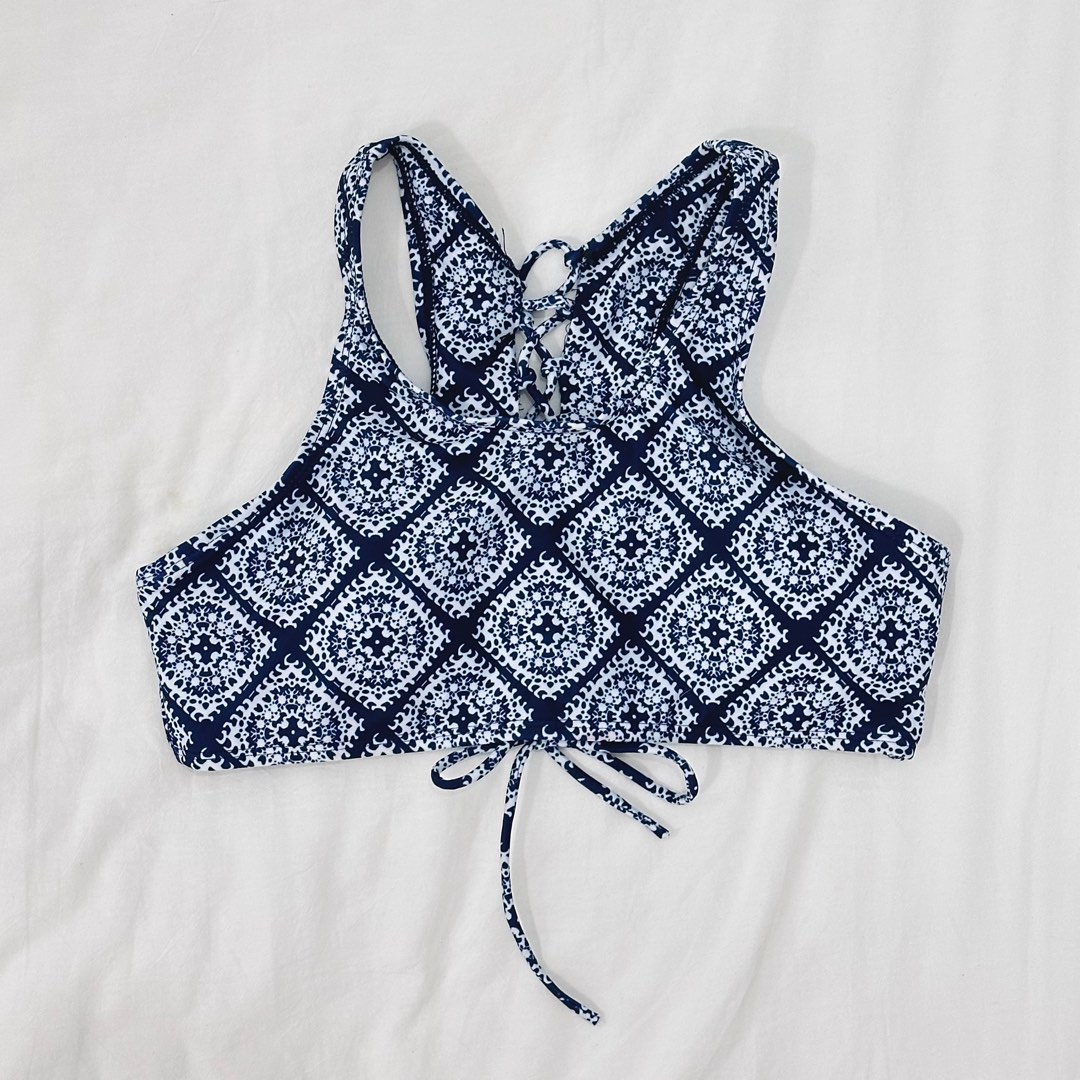Navy Blue Swim Top, Men's Fashion, Tops & Sets, Swim Top & Rash Guards ...