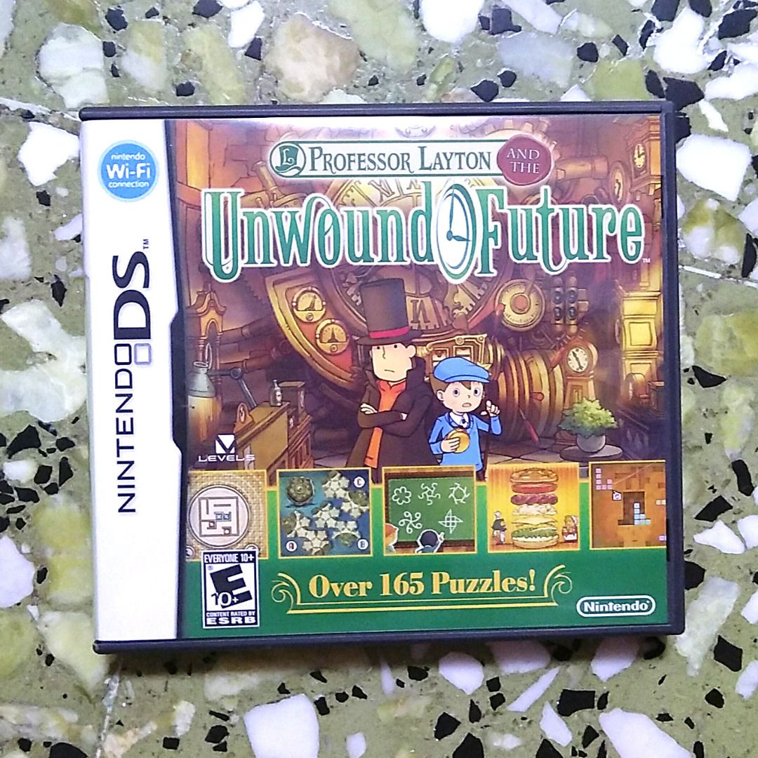NDS [BOX ONLY] Professor Layton and the Unwound Future, Video Gaming ...