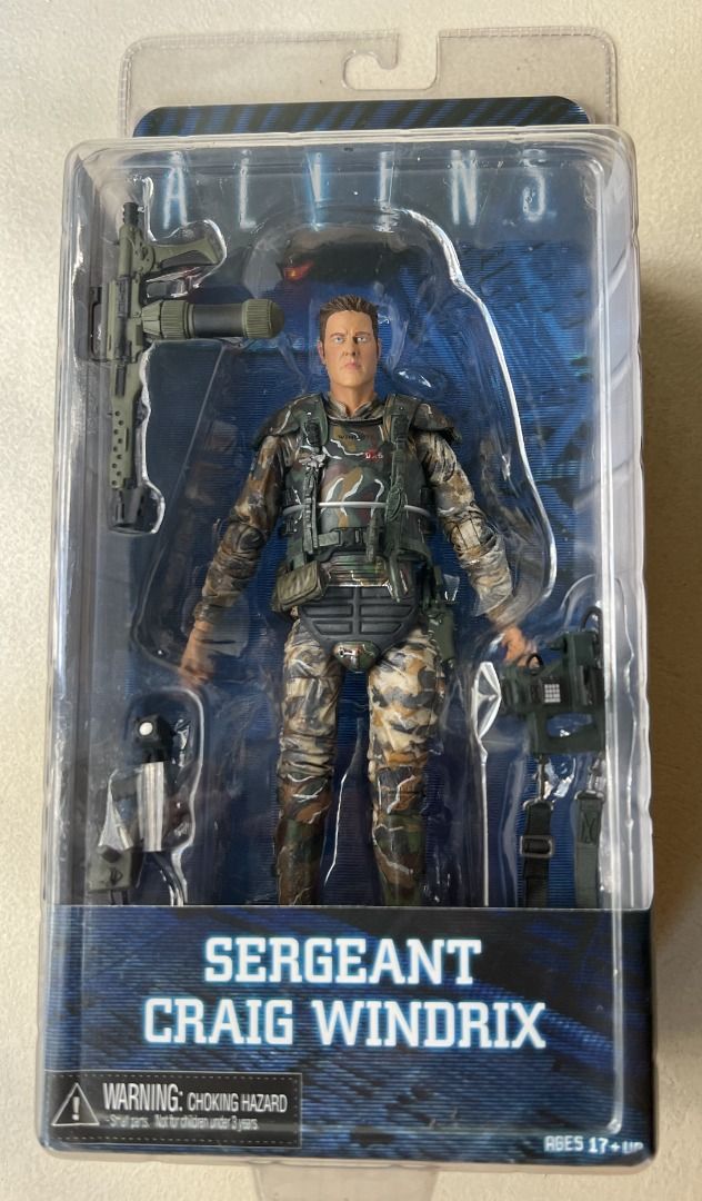 NECA Aliens Marines Sergeant Craig Windrix, Hobbies & Toys, Toys ...