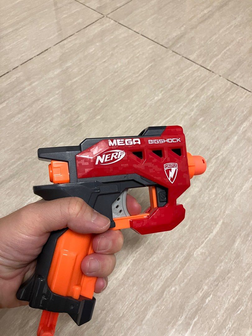 Nerf Gun MEGA Bigshock, Hobbies & Toys, Toys & Games on Carousell