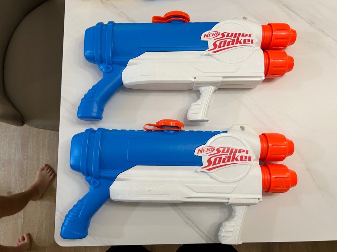 Nerf super soaker Twin Tide and super soaker splash free bubble sword ...