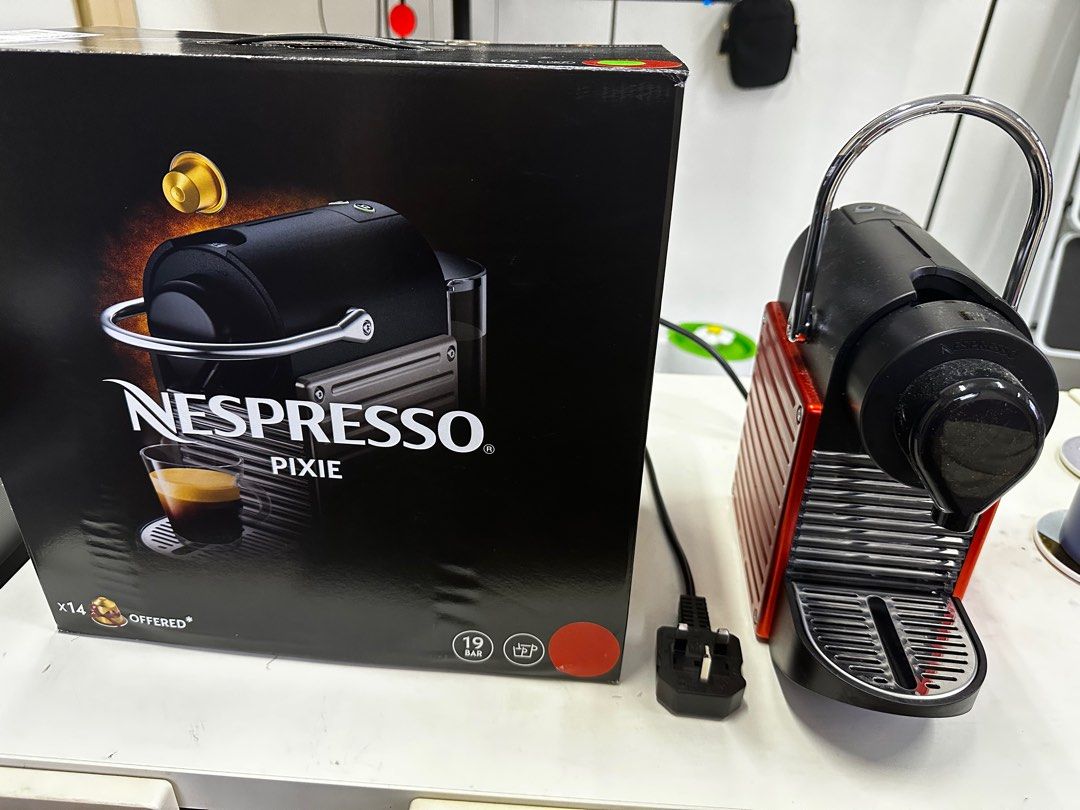 Nespresso Pixie Coffee Machine, TV & Home Appliances, Kitchen ...