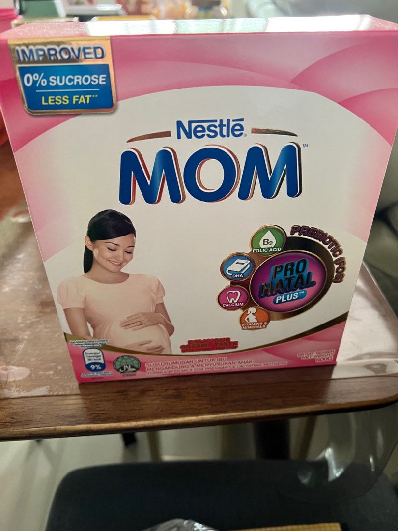 Nestle MOM pregnancy and breastfeeding milk powder 600g, Babies & Kids ...