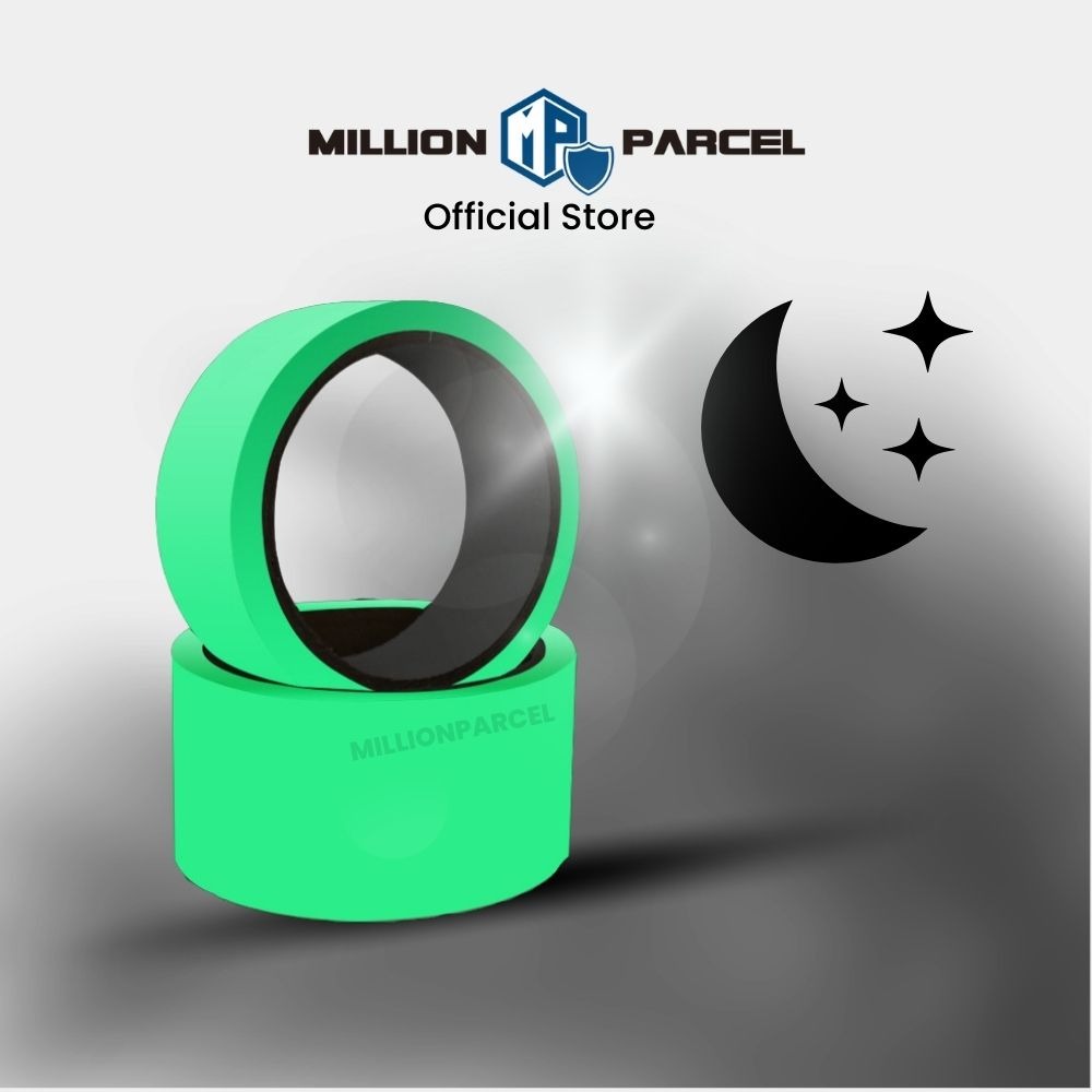 Night Glow Tape 3 size | Safety Adhesive Opp Tape | Glow in The Dark ...