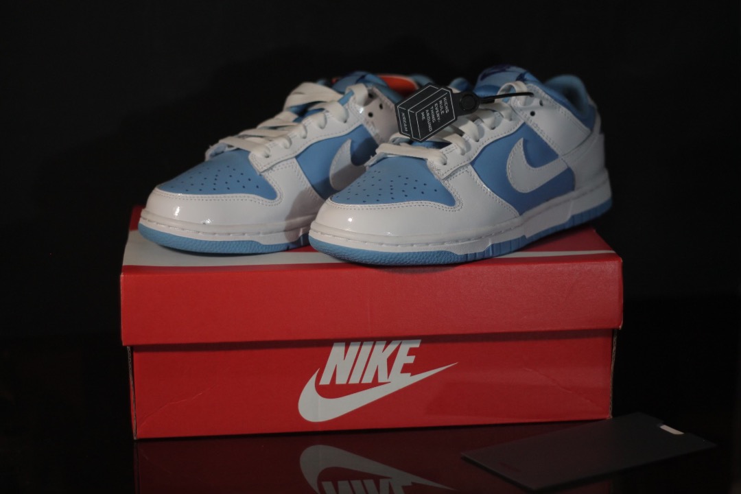 NIKE DUNK LOW REVERSE UNIVERSITY BLUE, Women's Fashion, Footwear ...