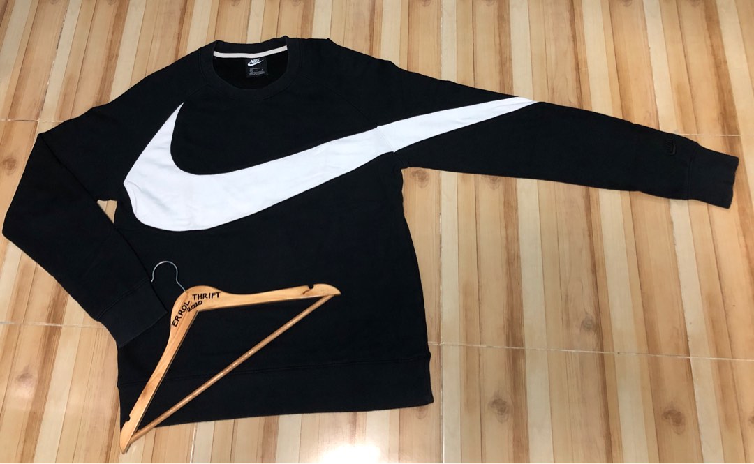 Nike Street Wear Swoosh Crewneck, Men's Fashion, Coats, Jackets and ...
