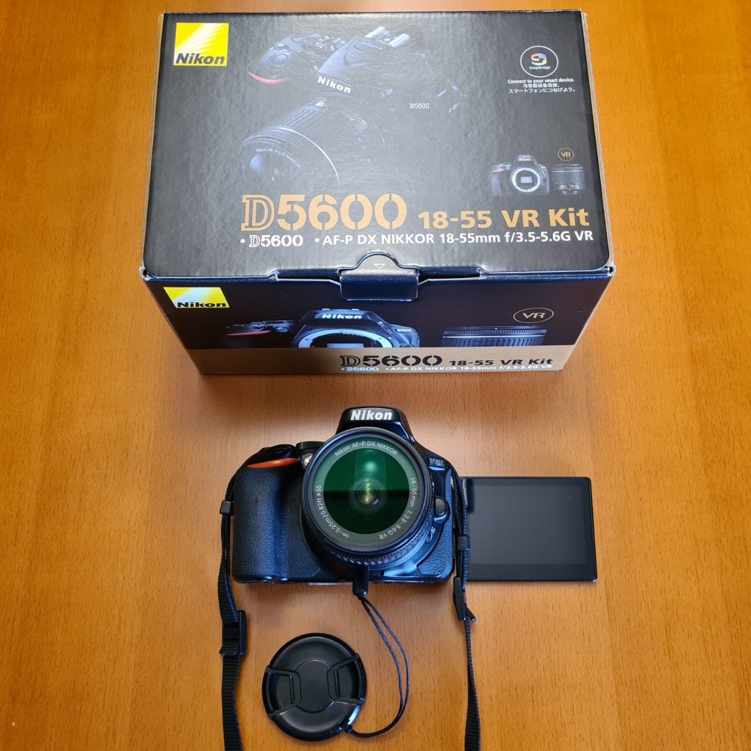 Nikon D5600 18-55 VR Kit, Photography, Cameras on Carousell