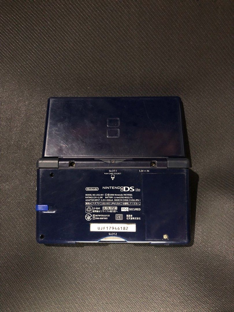 Nintendo DS Lite (Navy Blue) on Carousell