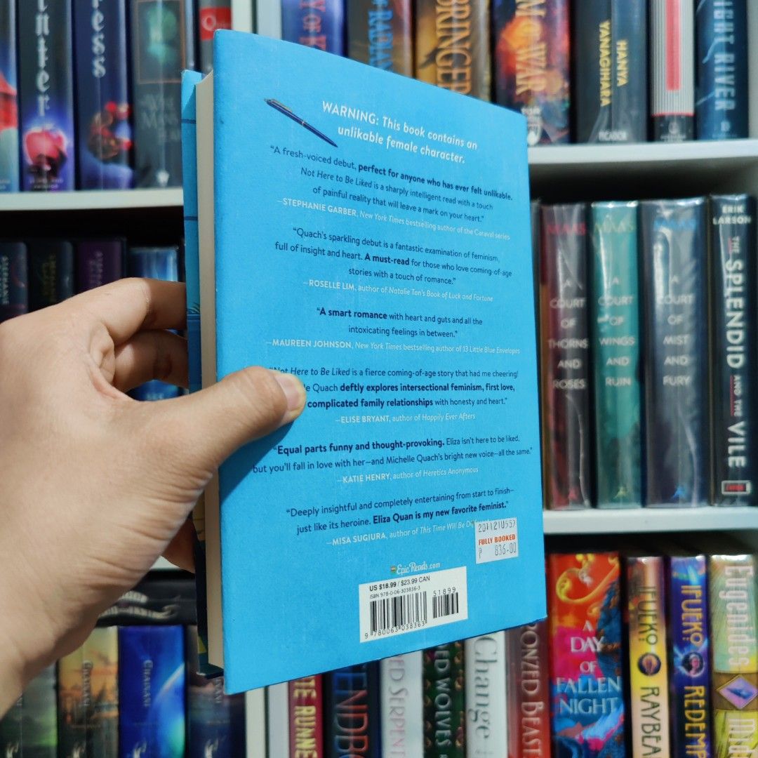 Not Here To Be Liked by Michelle Quach (Hardbound), Hobbies & Toys ...