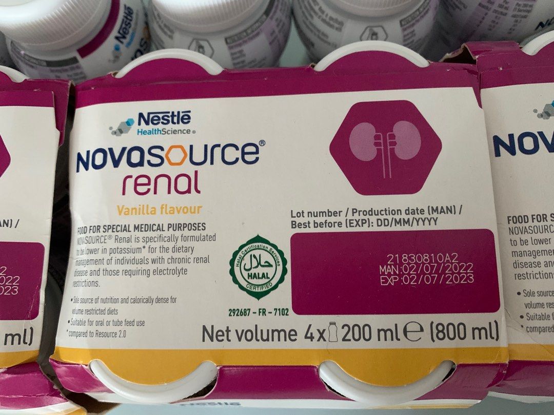 Novasource renal, Health & Nutrition, Health Supplements, Health Food ...