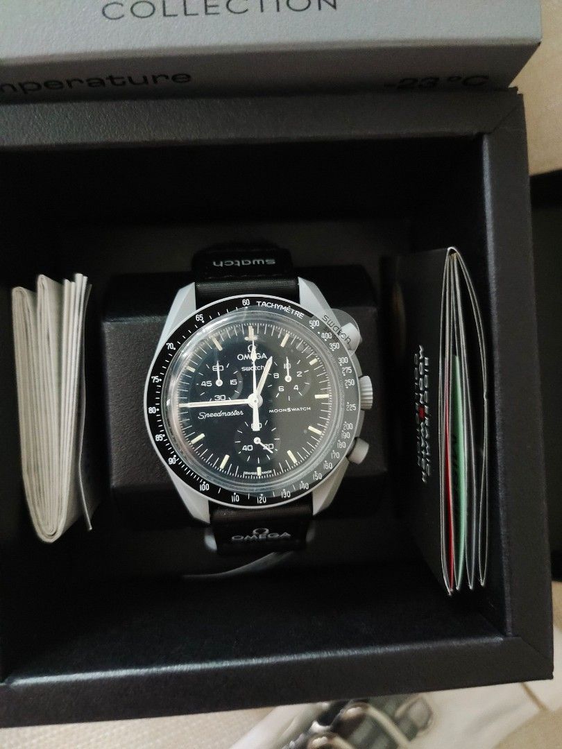 Omega x Swatch moon, Luxury, Watches on Carousell