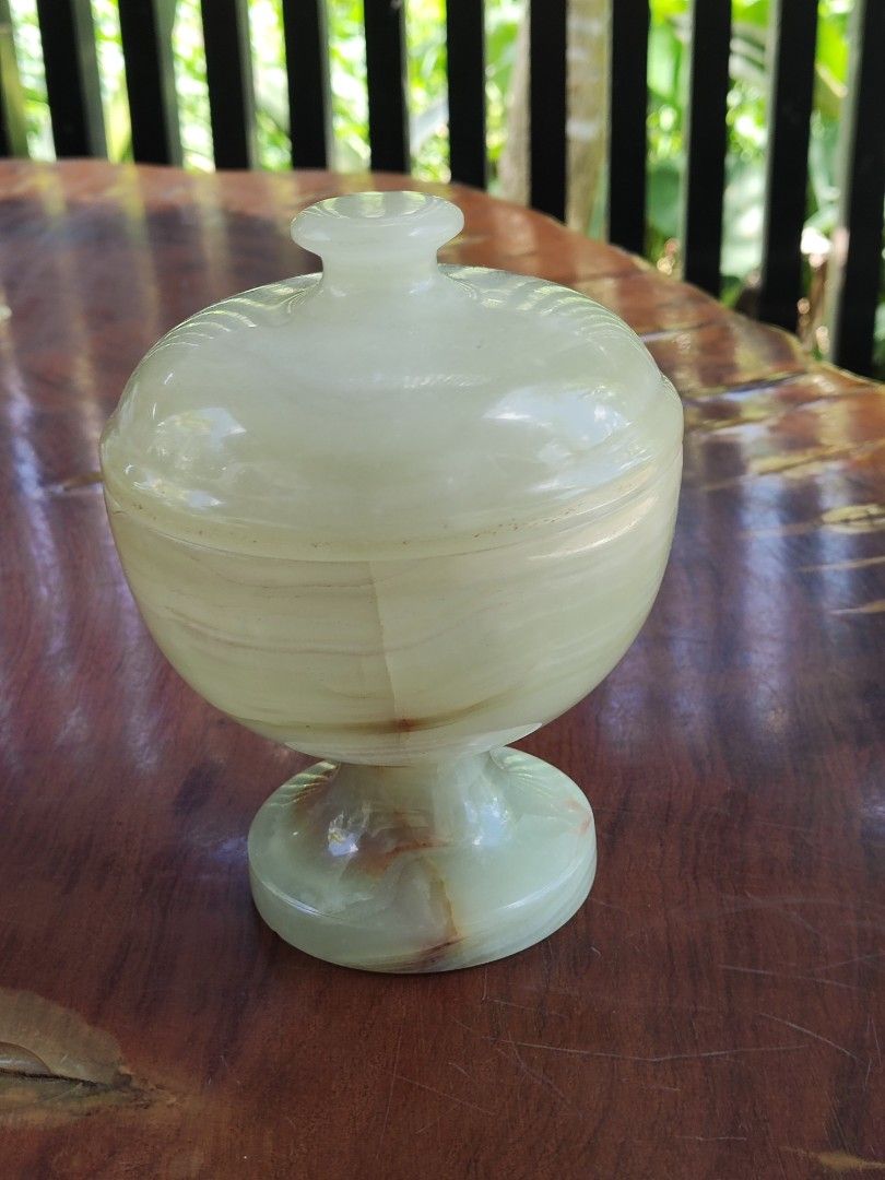 Onyx candy Jar, Hobbies & Toys, Memorabilia & Collectibles, Vintage ...