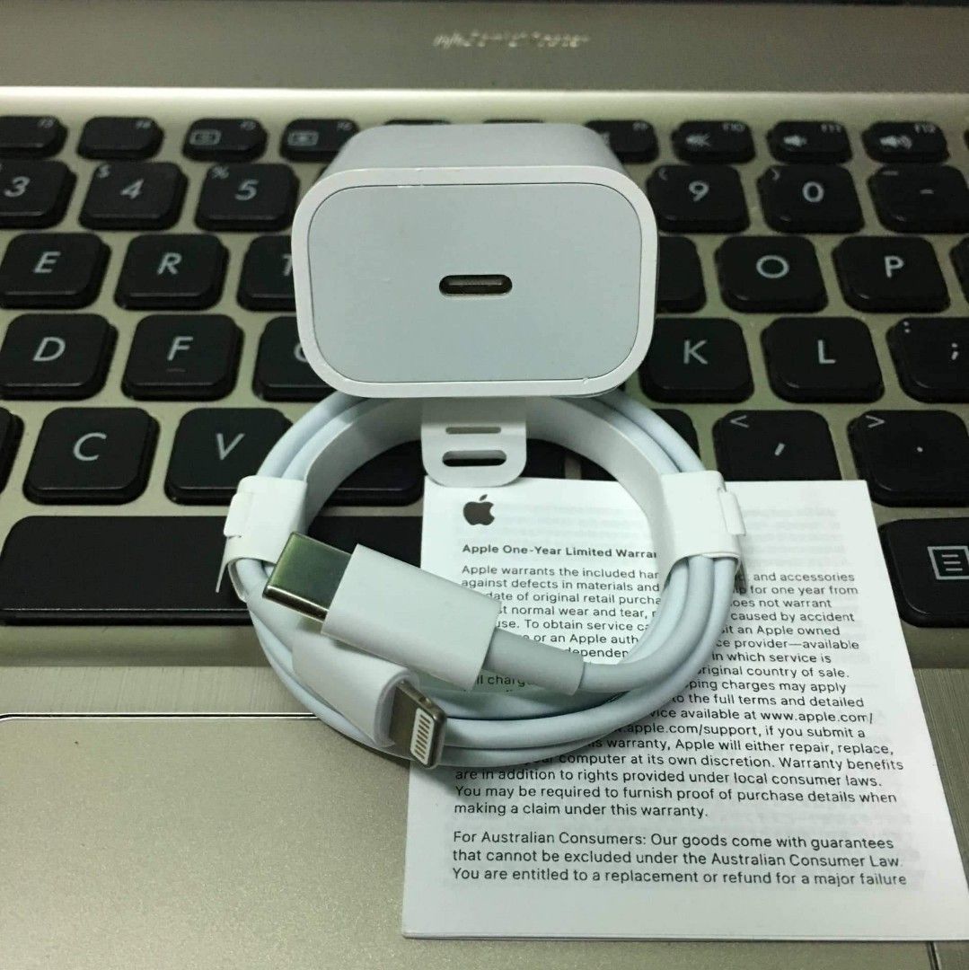 Original iPhone 14Pro 20W USB- C Power Adapter Lightning to USB Cable, Mobile Phones & Gadgets ...