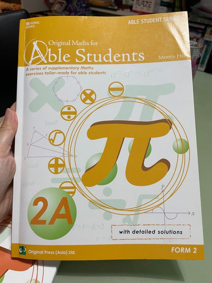 Original Maths for Able Students 2A, 興趣及遊戲, 書本 & 文具, 教科書 - Carousell