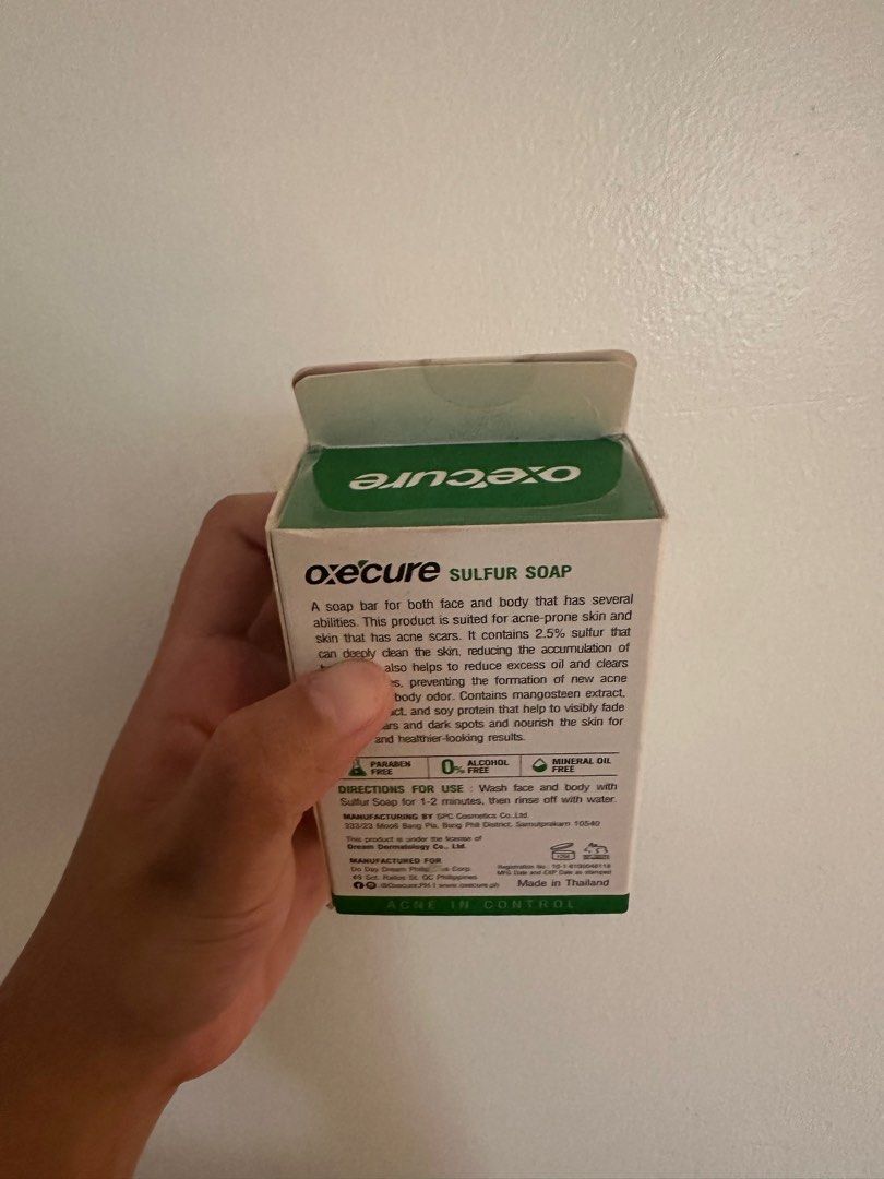 Oxecure Sulfur Soap 100g, Beauty & Personal Care, Bath & Body, Bath on ...